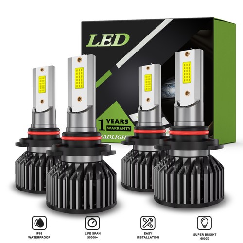 Plug-N-Play LED Headlights Bulbs Kit for Chevy Silverado 1500 2500 HD ...