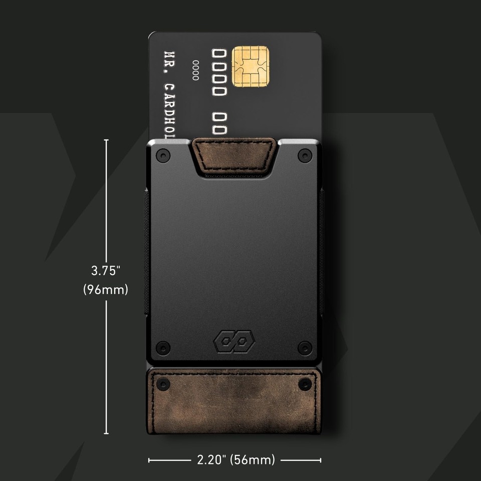 PROOF Wallet | Slim Minimalist Wallets for Men | Leather & Metal | RFID ...