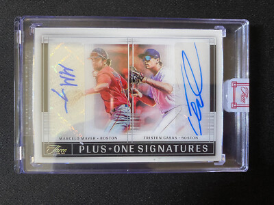 2022 Panini Three And Two Marcelo Mayer Triston Casas Plus One Dual ...