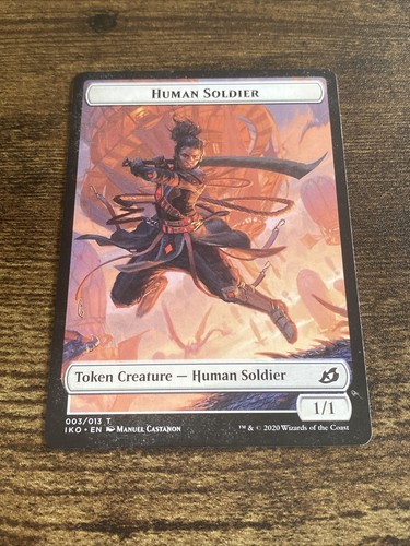 Human Soldier Token (003) Ikoria: Lair of Behemoths MTG Magic D1687* | eBay