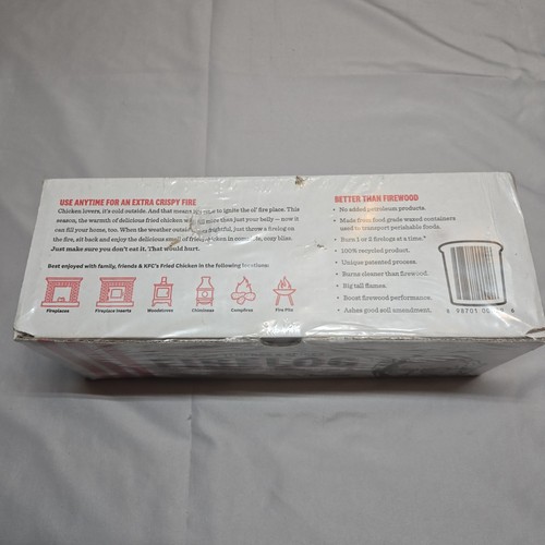 KFC Fire Log 11 Herbs & Spices Kentucky Fried Chicken Aroma Firelog | eBay