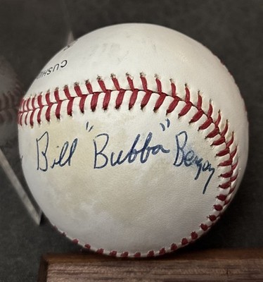 Bill “Bubba” Bergey Autographed Baseball Philadelphia Eagles Football ...