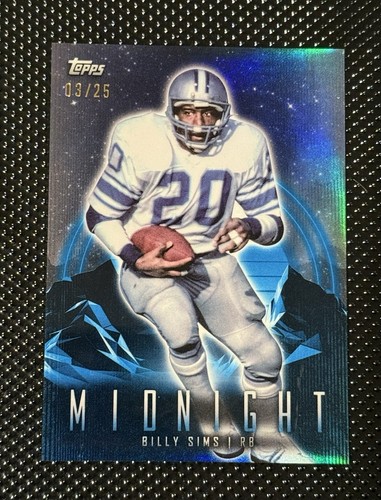 2024 Topps Midnight Billy Sims Moonrise /25 #33 Detroit Lions SP | eBay