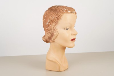Rare 1930s Art Deco Woman Gesso Head Mannequin Department Store Display ...