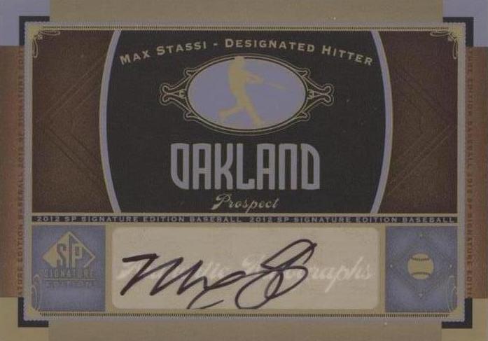 2012 SP Signature Edition - Max Stassi #OAK 12 (AU, RC) for sale online ...