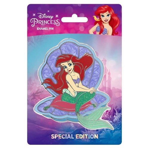 PALM Ariel Little Mermaid Shell LE 500 Pin NEW Pink a La Mode Disney ...