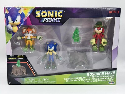Sonic Prime Netflix Boscage Maze Tails Knuckles 2.5" Figures Jakks ...