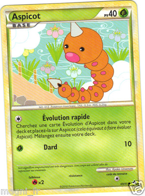 Pokemon n° 69/95 - ASPICOT - PV40 (A922) | eBay