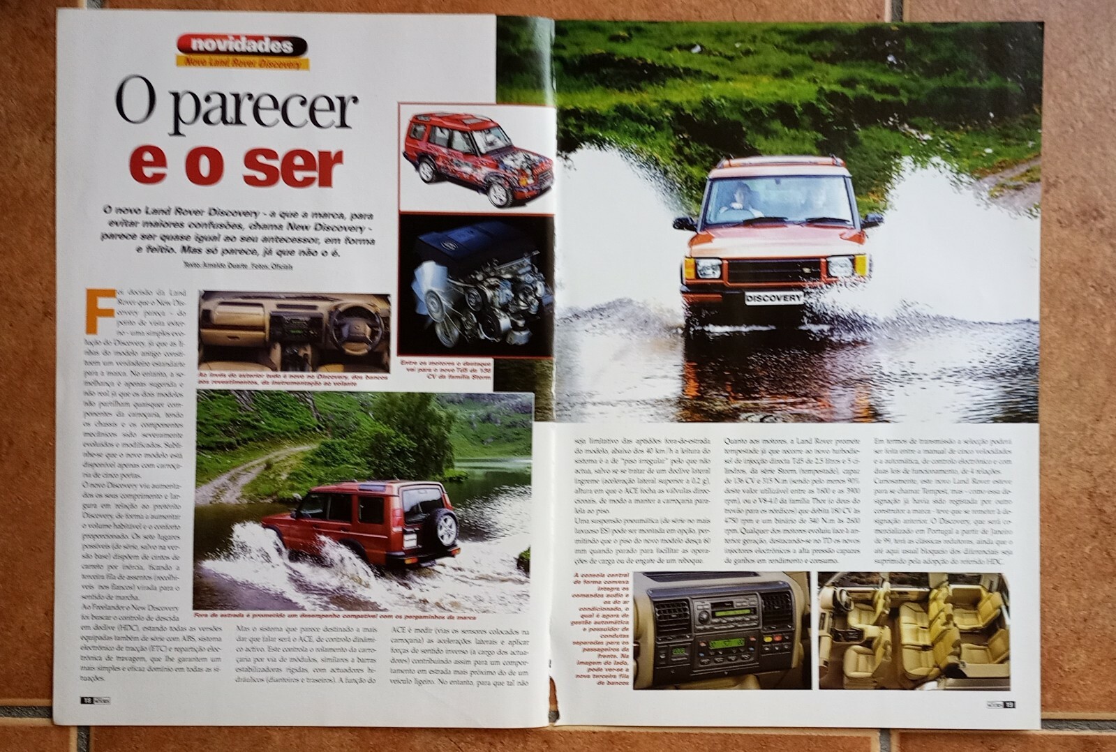 Land Rover Discover, magazine article, 2 magazine pages. 1998 | eBay