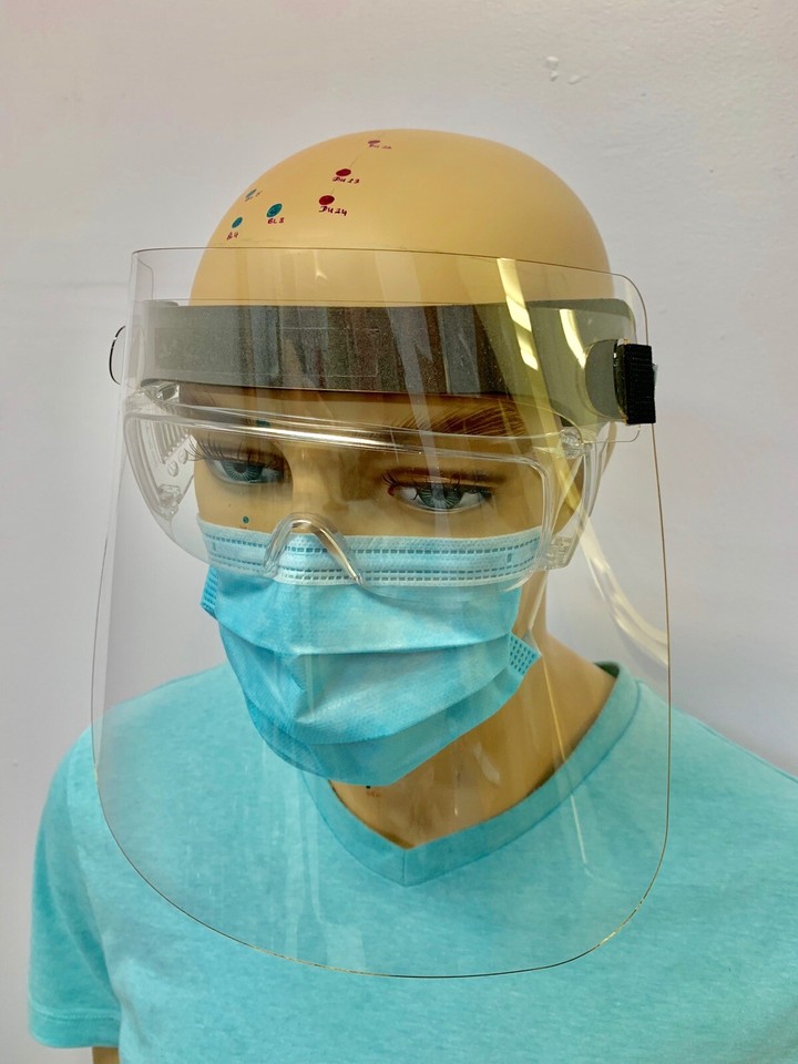 10 Clear Face Shield Eye Face Protector Dental Splatter Splash Spit ...