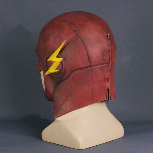Flash Mask Full Head Mask Cosplay Flash Zoom Mask Halloween Costume ...