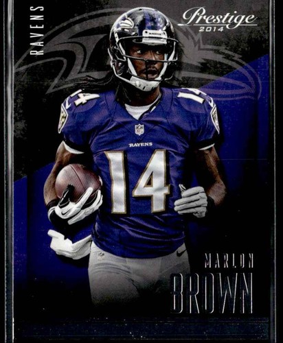 2014 PRESTIGE MARLON BROWN #28 BALTIMORE RAVENS 3137 | eBay