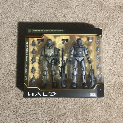 Halo Spartan Collection Spartan MK VII & Spartan Gungnir Deluxe 2-Pack ...