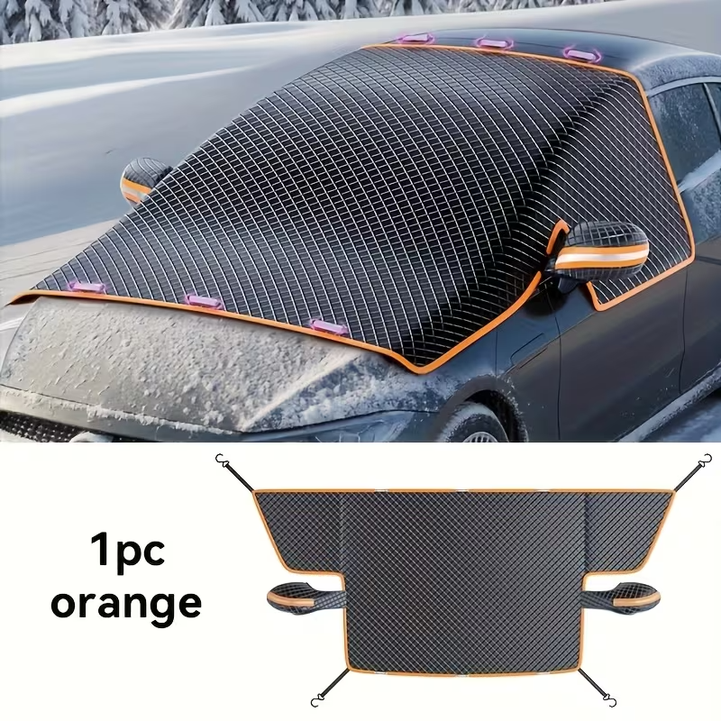 Suitable for All Vehicles - Durable Oxford Cloth Windshield Snow Cover ...