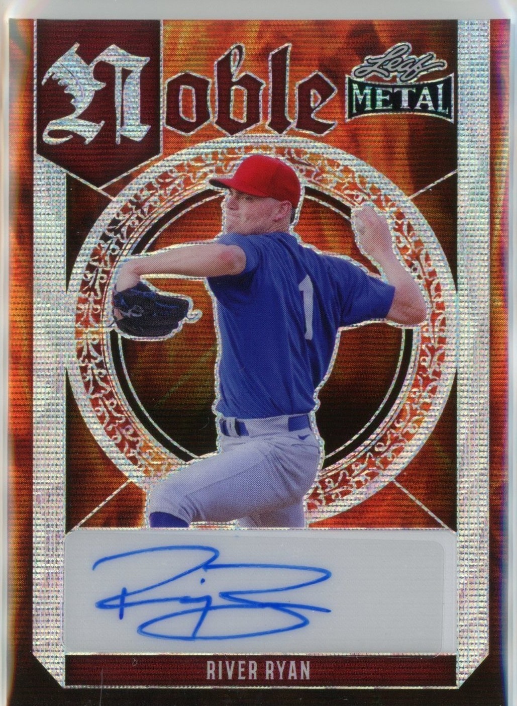 2023 Leaf Metal - Noble River Ryan #N-RR1 Fire Wave /8 (AU, RC) for ...
