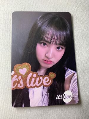 Liz IVE Girl Red WAVE Edition Celeb Girl K-Pop Photo Card LIVE | eBay
