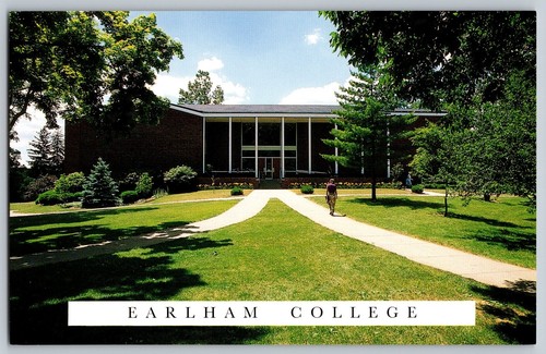 postcard Lilly Library Earlham College Richmond Indiana B4 | eBay