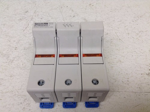 Ferraz Shawmut Ultrasafe US3J3I 3 Pole Fuse Holder 600 V 30 Amp US3J3 ...