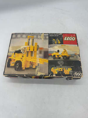 Vintage Lego 950 Set Expert Builder FORK LIFT w/Box 1978 (Box/Manual ...