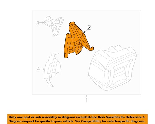 Jeep Chrysler OEM 2018 Wrangler Rear-combo Lamp Assembly Bracket Left ...