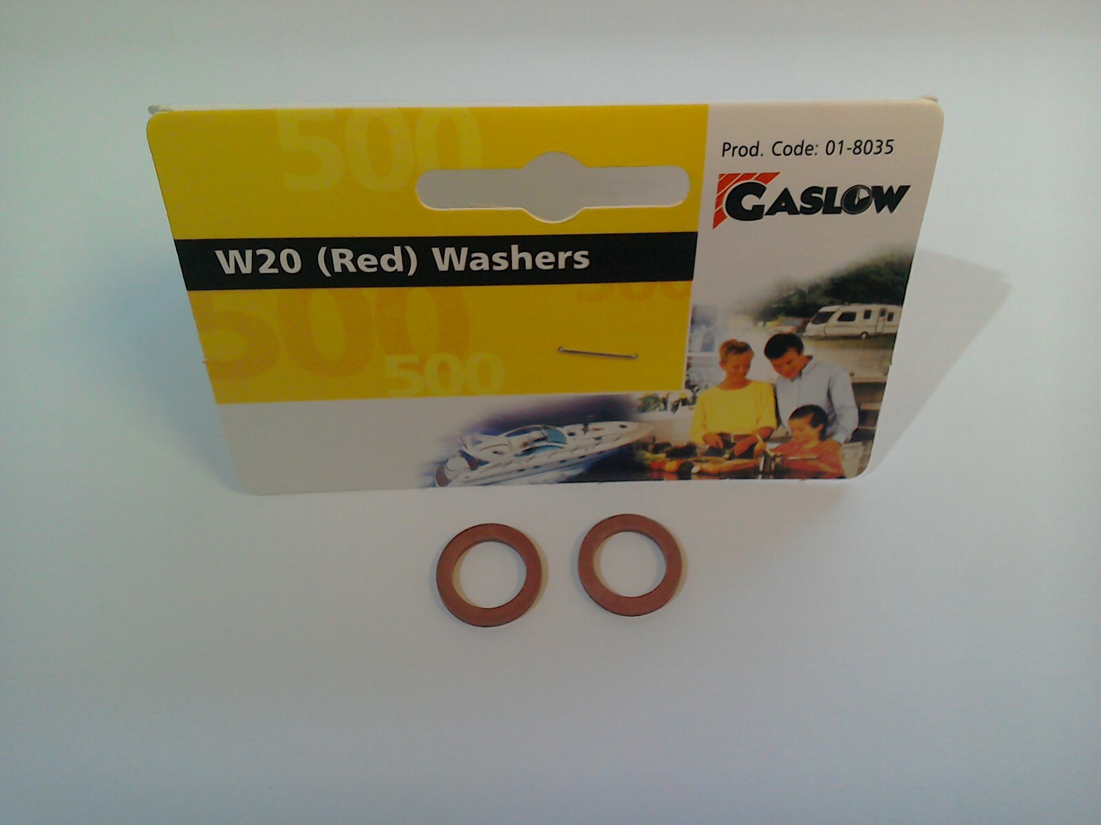 Gas Pigtail Pipe washer Rubber W20 for Connector Caravan Pack 2 Red 01 ...