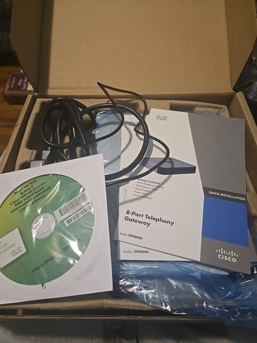 Linksys Cisco SPA8000 8-Port 10/100 Router SPA8000-G1 8 FXS Analog ...