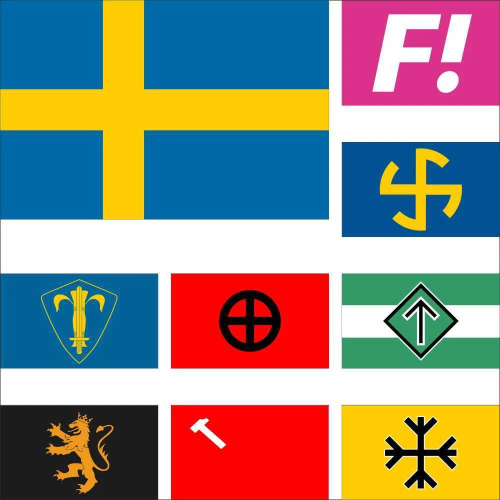 Scandinavian Countries Flags