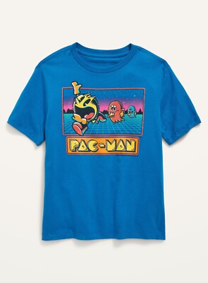 Old Navy Kids Gender-Neutral PAC-MAN Pop-Culture Graphic T-Shirt Size ...