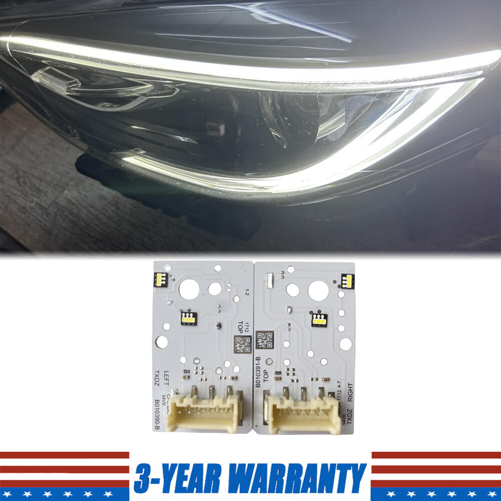 2pcs DRL LED BOARDS FOR INFINITI QX30 Q30 2017-2019 HALOGEN LED ...