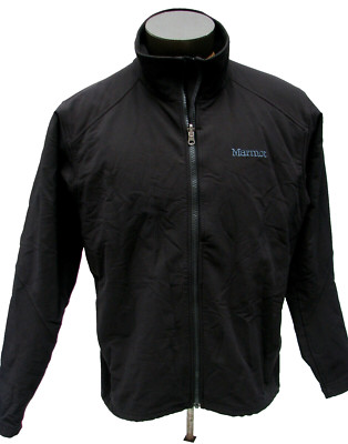 Marmot Men's Black Soft Shell Jacket Windbreaker Rain Size Large L | eBay