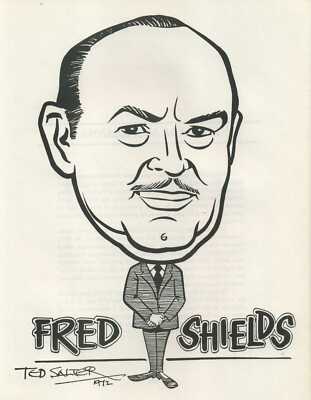 Fred Shields caricature 1988 from The Magic Castle Walls of Fame book ...