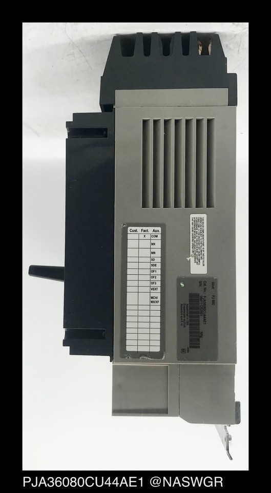 Square D PowerPact PJ800 Breaker ~ 800 Amp - Tested/1yr Warranty | eBay