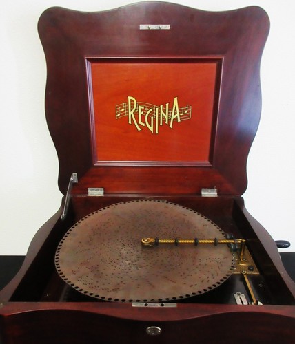 Regina Music Box Model 50 Mahogany Serpentine 2 | eBay