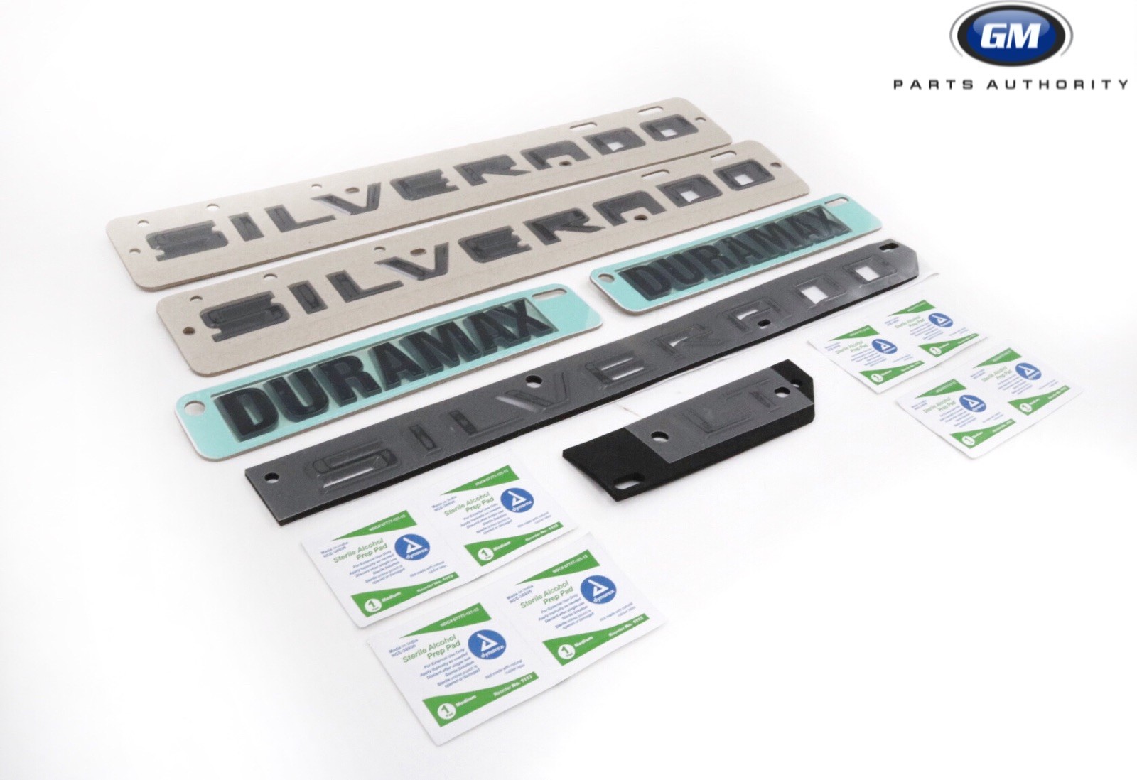 2019-2024 Chevrolet Silverado LT Duramax Black Emblem Kit 86539778 ...