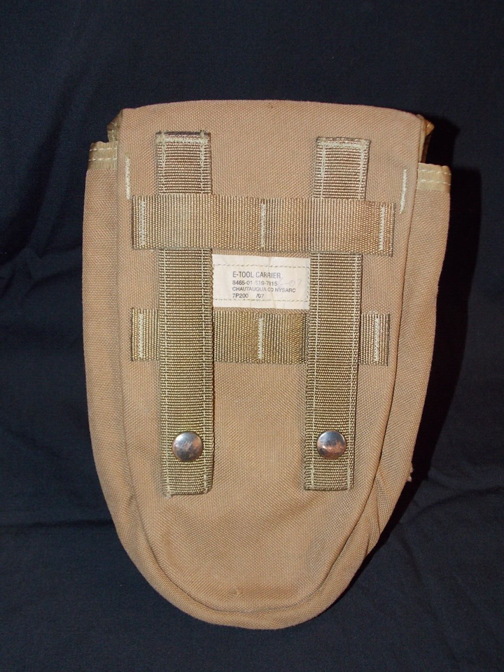 Military Issue Coyote MOLLE Entrenching Tool Carrier E-Tool Pouch | eBay