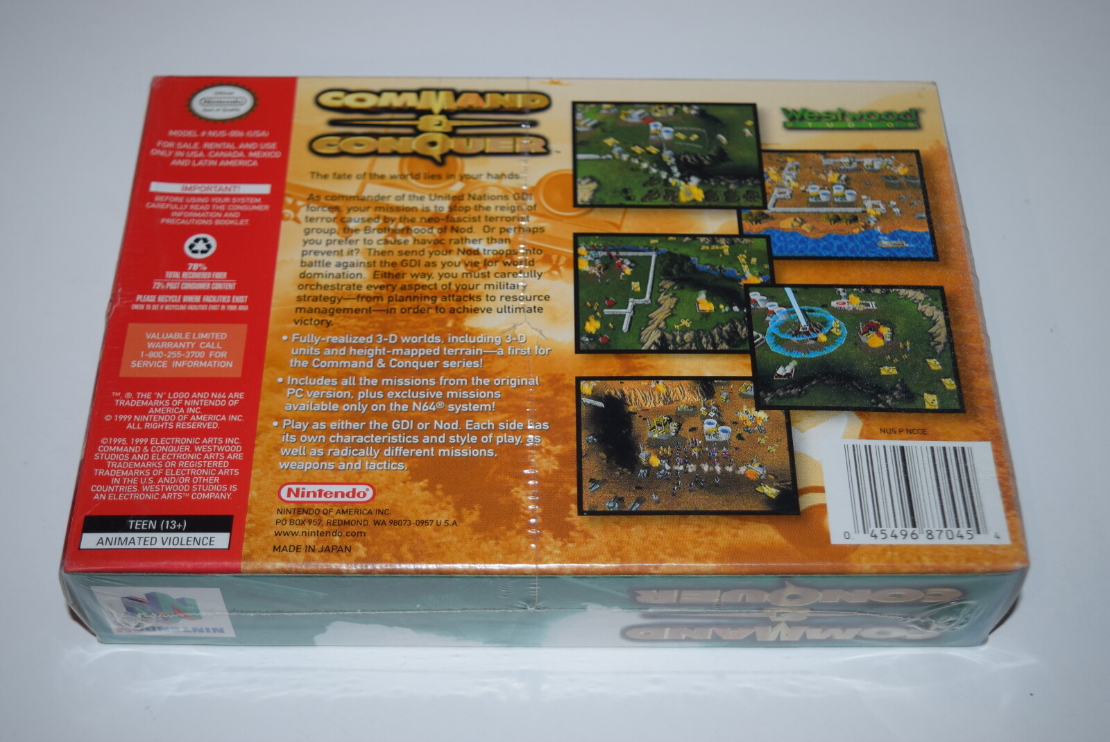 Command & Conquer (Nintendo 64, 1999) for sale online | eBay