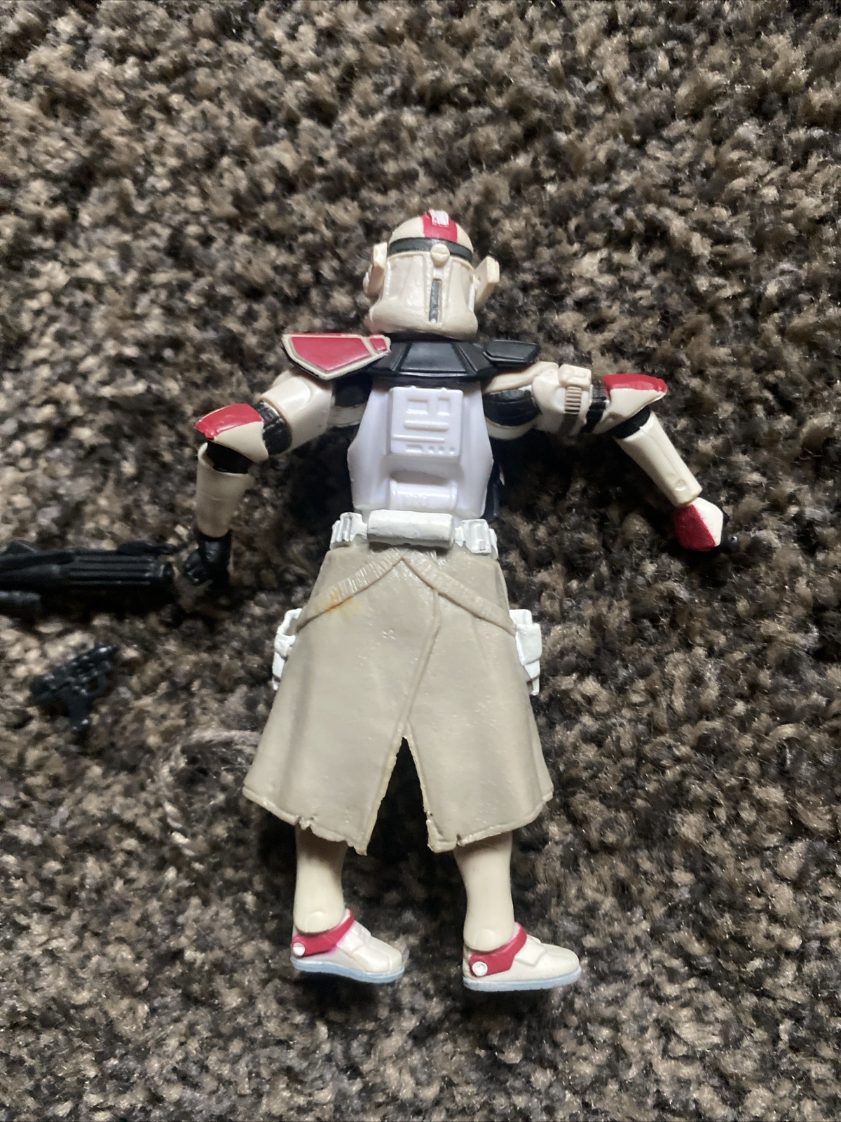 Star Wars Revenge of The Sith CLONE COMMANDER Battle Gear 3.75" Figure ...