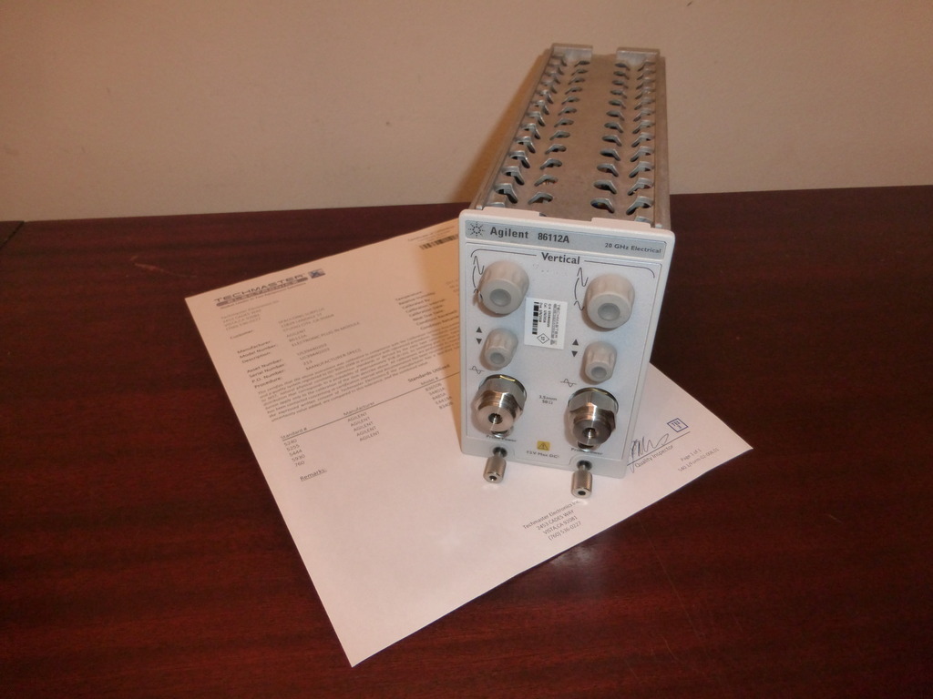 Agilent 86112A 20 GHz Dual Channel Electrical Module for sale online | eBay