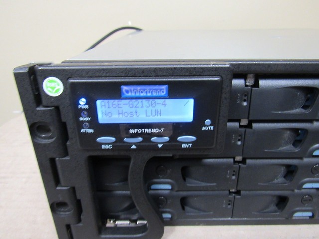 Infortrend A16e-g2130 16-bay RAID 6 iSCSI San Array With 16tb Raw ...