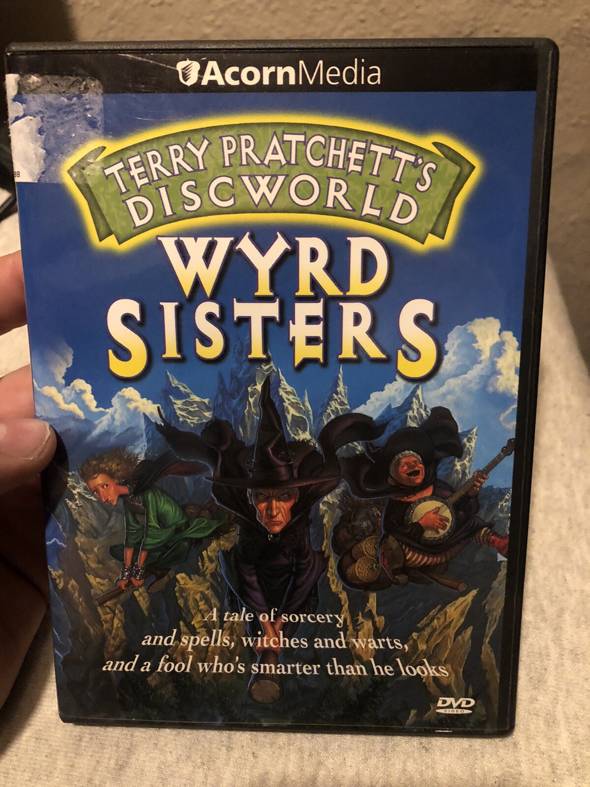 Terry Pratchett's DISCWORLD "Wyrd Sisters" DVD OOP Acorn Media RARE ...