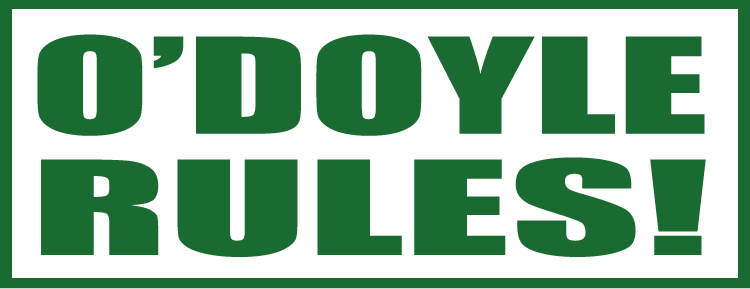 Shamrock O'Doyle Rules Car Bumper Sticker Decal | eBay