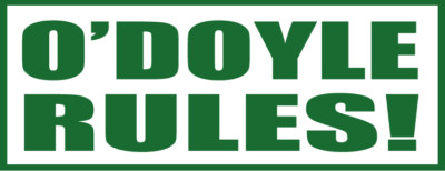 Shamrock O'Doyle Rules Car Bumper Sticker Decal | eBay