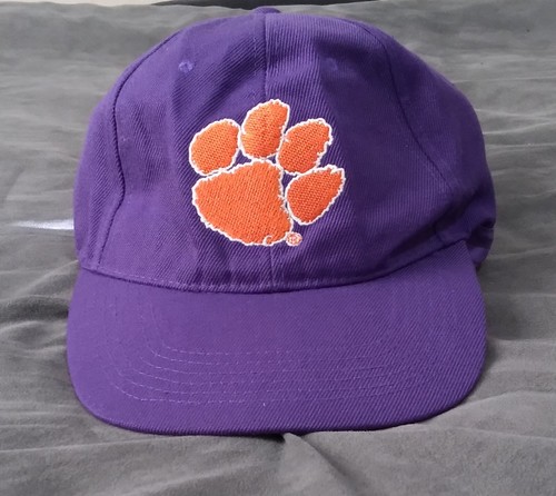 Clemson Unisex Cap. One Size Fits Most. Adjustable on Back. Purple and ...