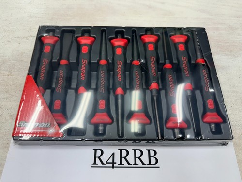 Snap-on Tools NEW RED 10 Piece Soft Grip Punch and Chisel Set PPCSG710R ...