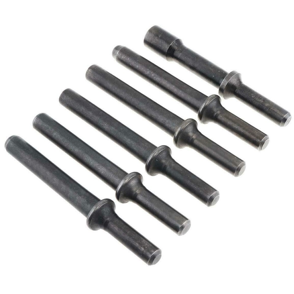 7 Pcs Air Hammer Rivet Bit Set, 0.401 Shank Smoothing Pneumatic Air ...