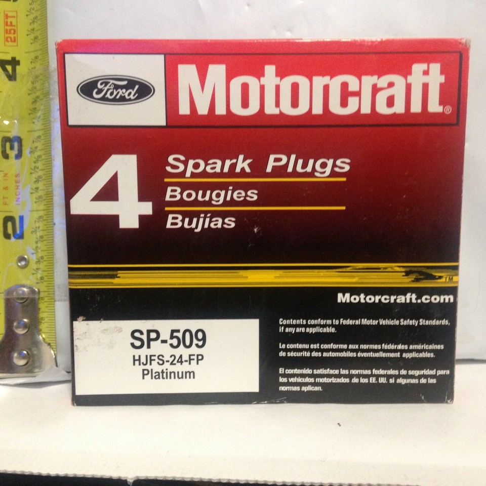 4 Pack of Spark Plugs, Motorcraft SP-509, Four, New, UPC # 031508527591 ...