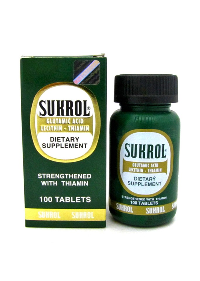 Sukrol Glutamic Acid Dietary Supplement Strenghtened with Thiamin 100 ...