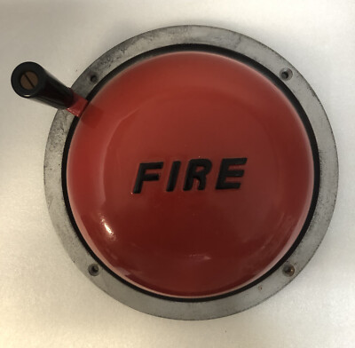 Hand Crank Fire Alarm Bell | eBay
