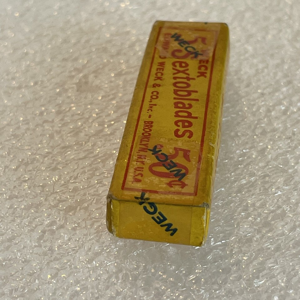 Vintage Edward Weck Sextoblades Genuine Barbers' Edge Razor Blade 5 ...