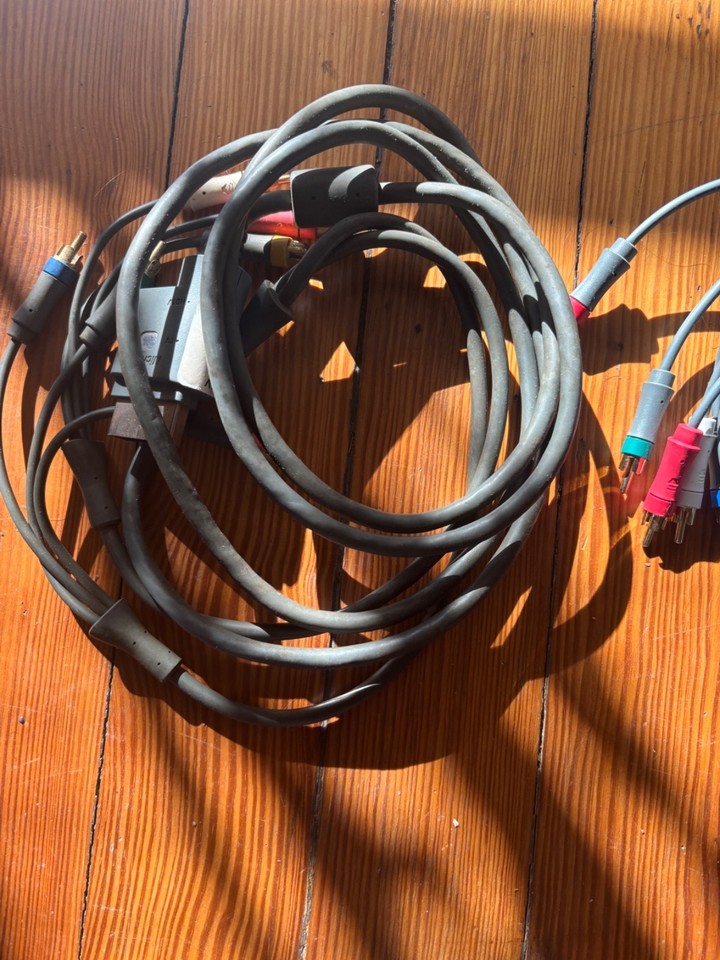 X2 Microsoft OEM Component HD AV Cable For Xbox 360 Very Good 0Z ...